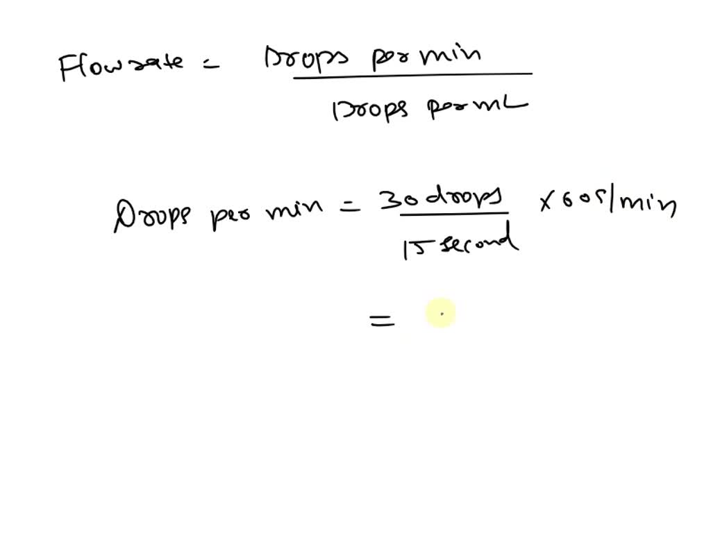 SOLVED: Infuse 300 mL of D5W at 75 mL/hr. Drop factor: 60 gtt/mL