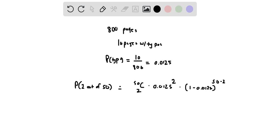 400-page book contains 400 typographical errors; randomly distributed on its pages. Approximate ...
