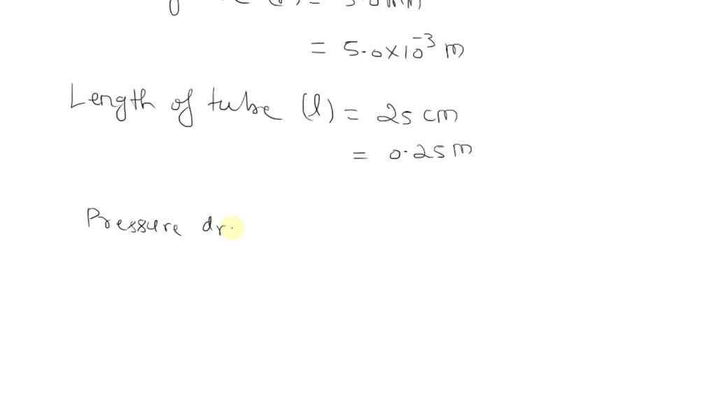 SOLVED: Problem 1. Glycerin, with a viscosity of 1.5 N s/mÂ², is flowing with an average speed ...