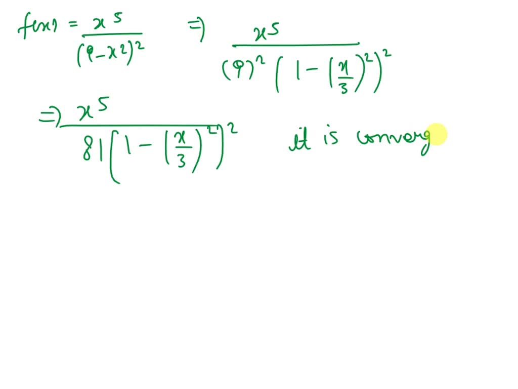 Solved 2 Determine Power Series Expansions For Each Of The Following