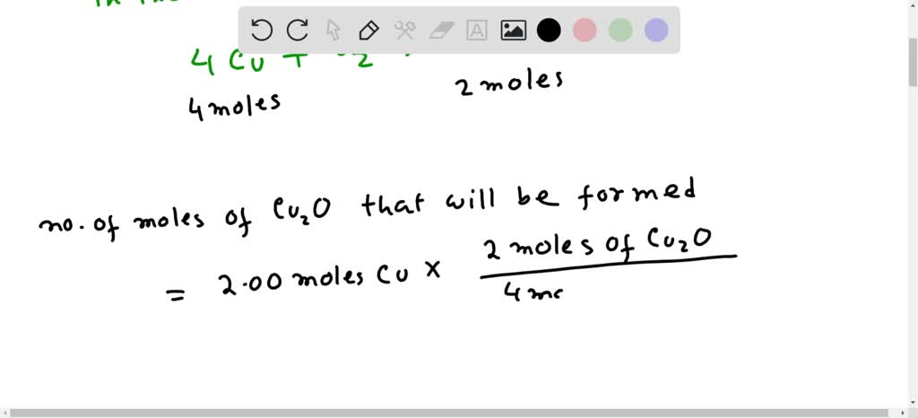 SOLVED: Copper (II) oxide reacts with carbon (C) to form Copper metal ...