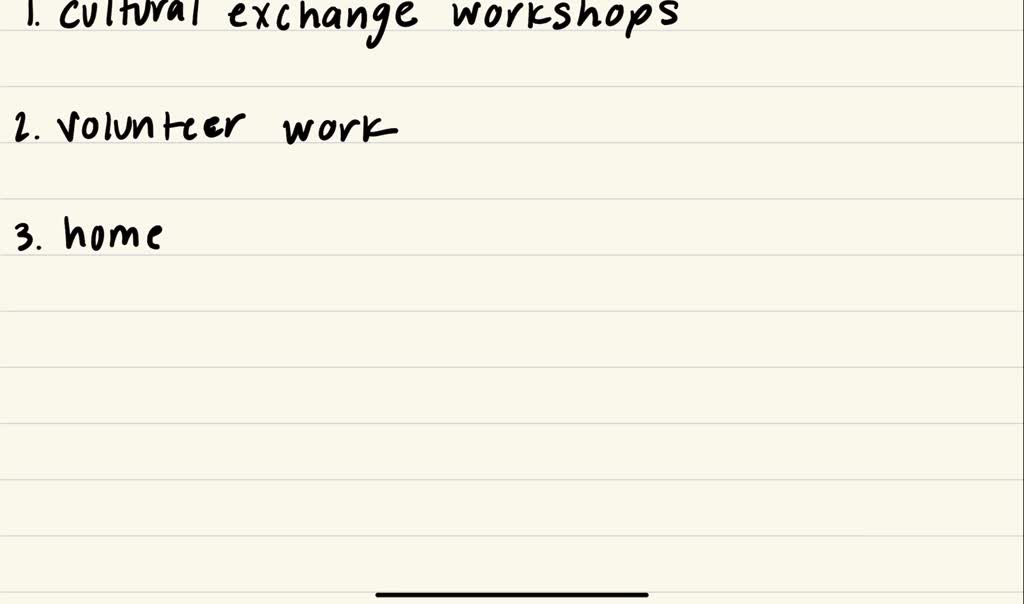 if you would be given a chance to design your own community immersion ...