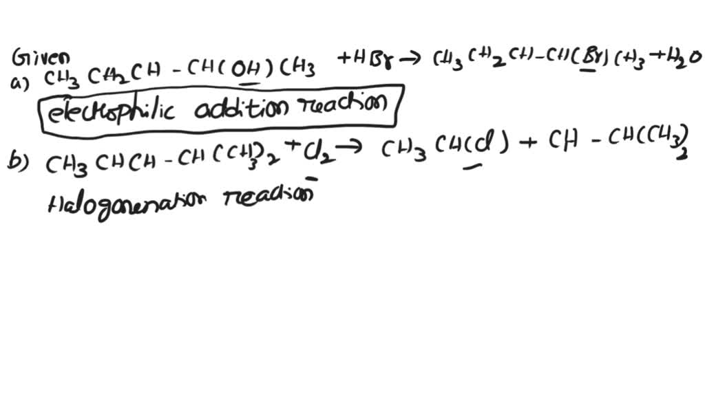 SOLVED: 1. Analyze the reactions. Determine the type of reaction that is occurring and then ...