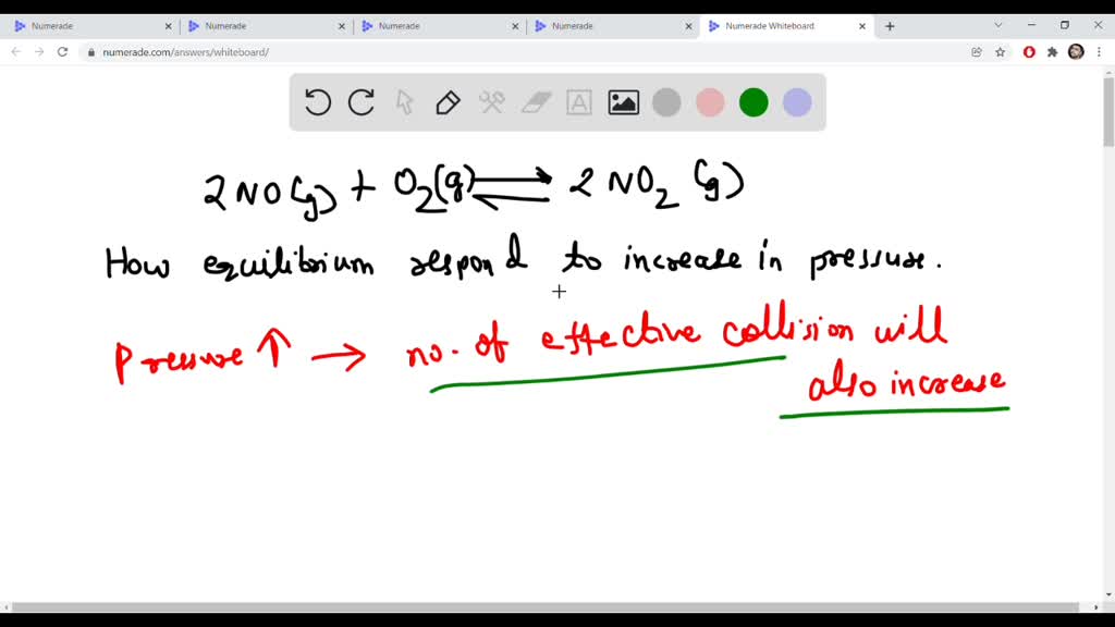 SOLVED: the dimerization of NO2 as temperature is lowered is accompanied by