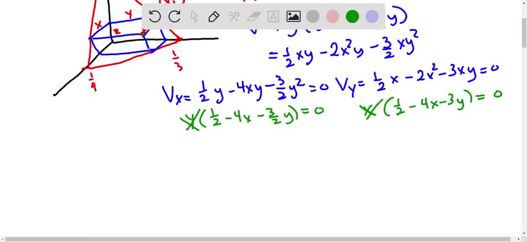 SOLVED: 'solid rectangular box is in the first octant (where all ...