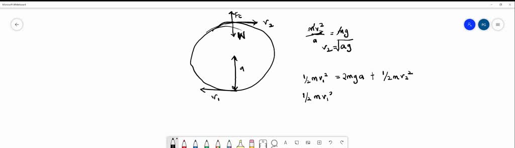 SOLVED: Looping the Loop A glider performs a 'loop', beginning at the ...