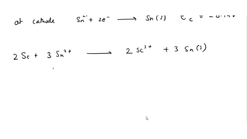 SOLVED: Question 3: Use the Nernst equation to calculate the cell ...