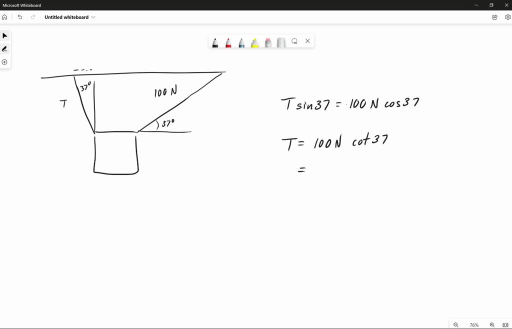 SOLVED: ICON A block of mass M is held At rest by two strings, shown in the picture at left The ...