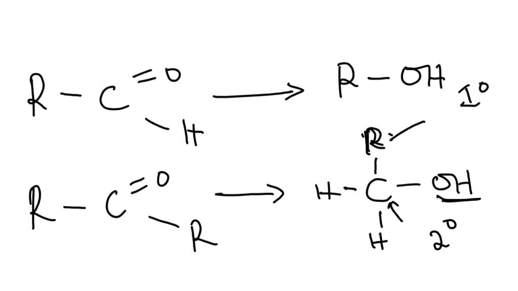 Solved What Is The Difference Between The Products When An Aldehyde Or Ketone Is Reduced