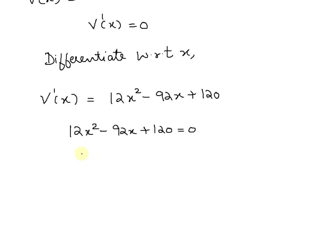 SOLVED: You are planning to make an open rectangular box from an 8-inch ...