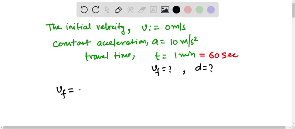 SOLVED: A train starts from rest and accelerates uniformly at 10 m/s^2 ...