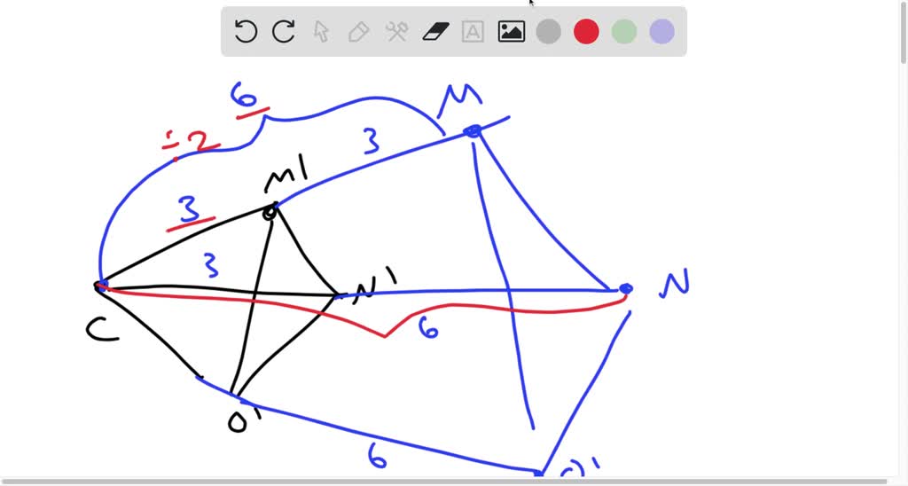 SOLVED: "Determine whether triangle M'N'O' is a dilation of triangle ...