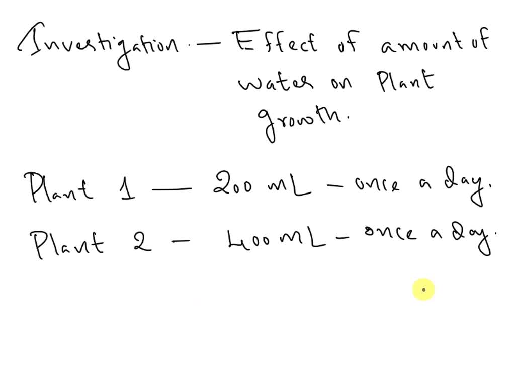 SOLVED: In an investigation designed to determine the effect of the ...