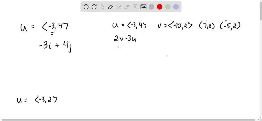 SOLVED: (22points): (a) Find the unit vector ew where W = (2,3); (b ...
