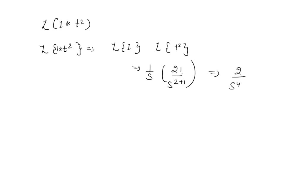 Solved Use Theorem 7 4 2 To Evaluate The Given Laplace Transform Do