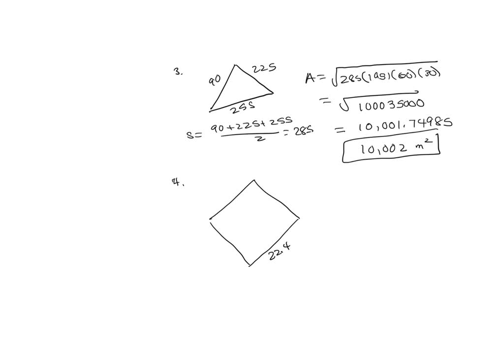 SOLVED: A children's play area Is triangular: The sides of the play ...