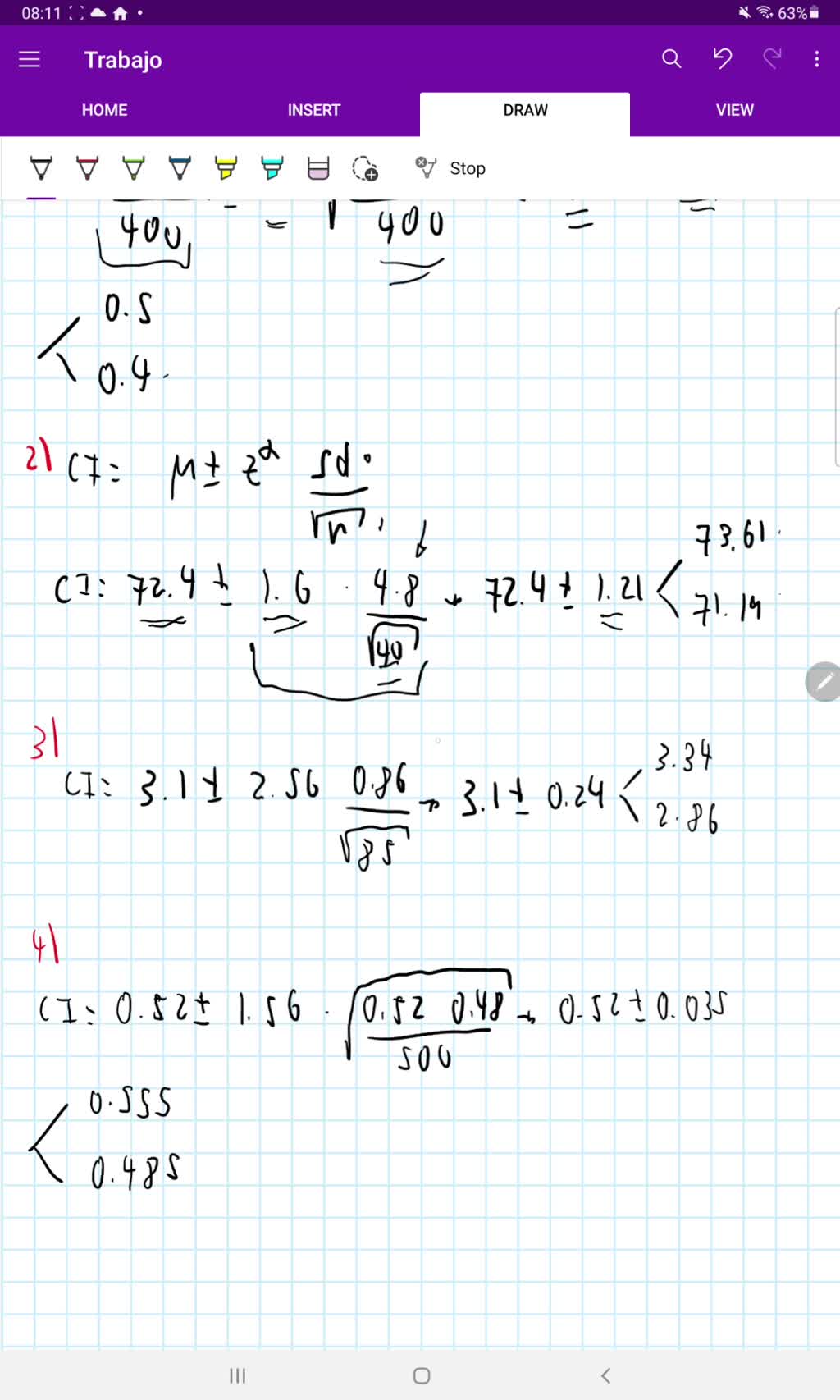SOLVED:In 3 sample 400 students; 180 said they work a part Ut job ...
