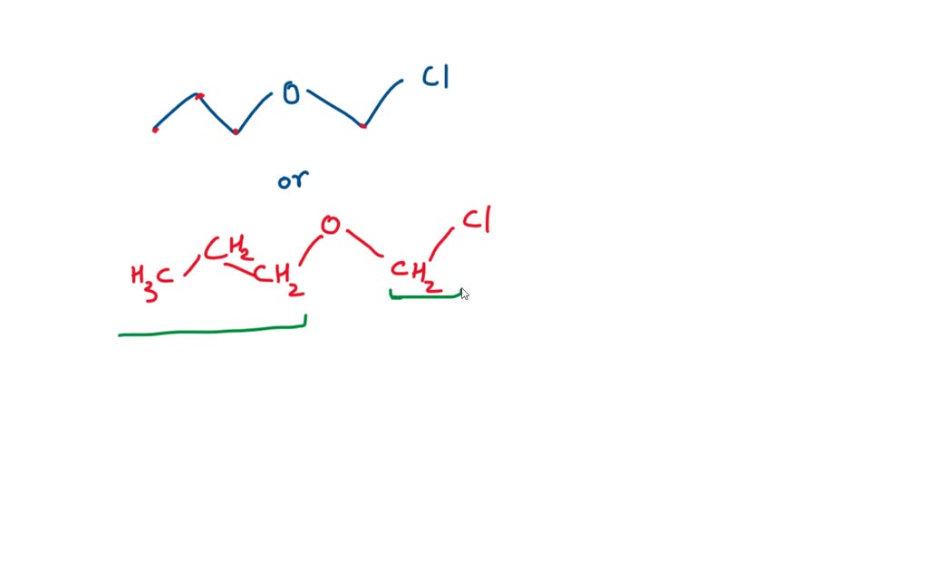 Solved Select The Common Name For The Following Ether Chloromethyl