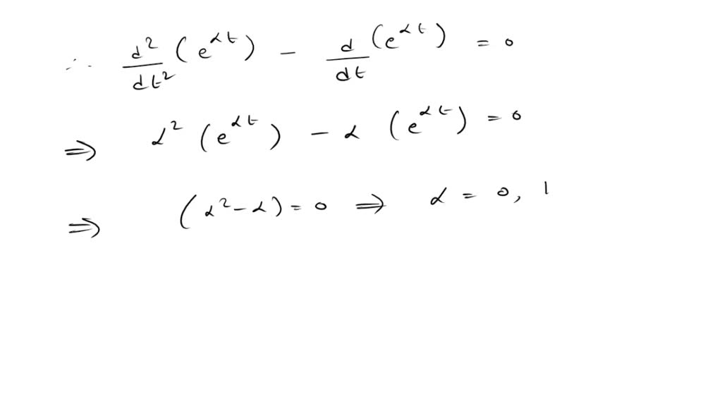 Solved Find The Solution To The Second Order Non Homogeneous Lineal Differential Equation Using