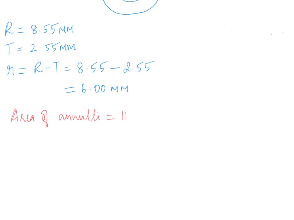 SOLVED: To calculate the area of the whole filter, you use the formula ...