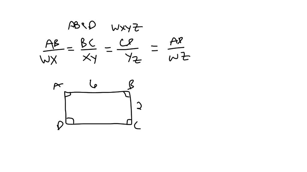 SOLVED: Are quadrilaterals ABCD and WxYZ congruent? If so, give a ...