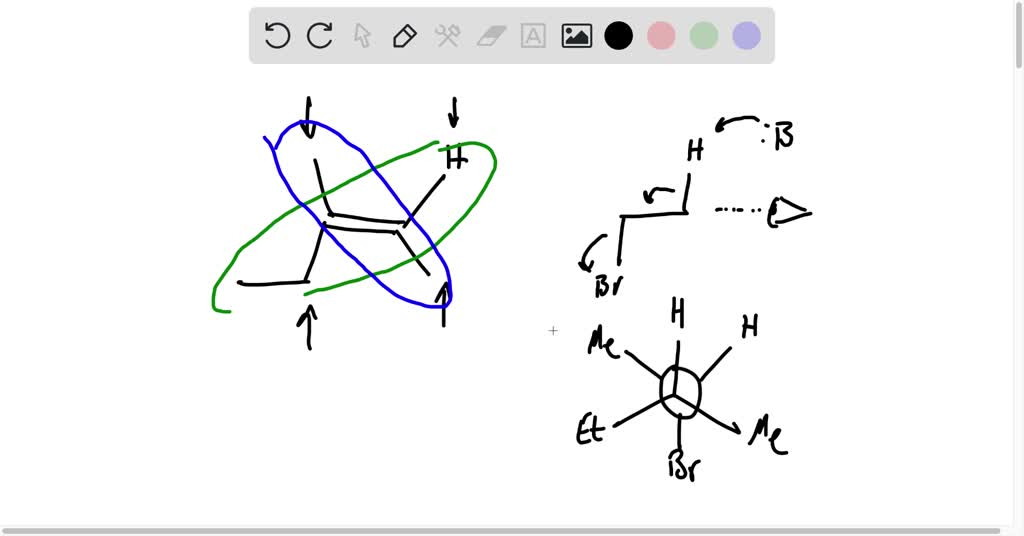 SOLVED: Which Newman projection correctly depicts the conformation that ...
