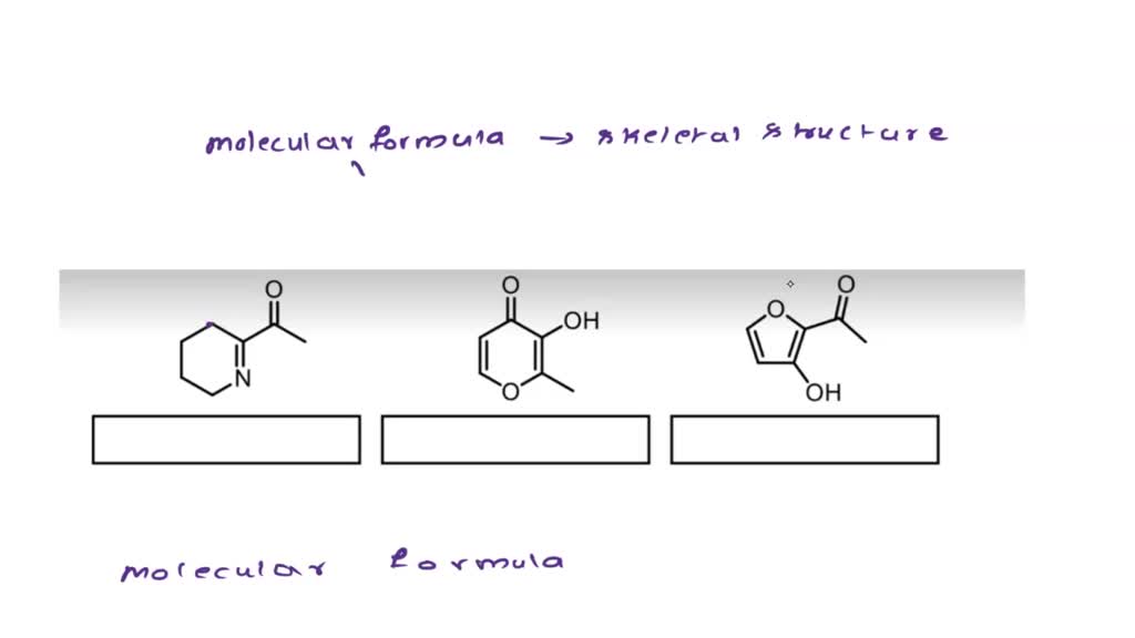 SOLVED: '10) What is the molecular formula for the molecule shown ...