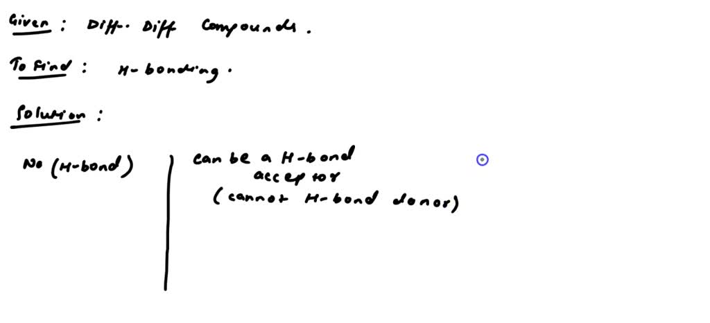 SOLVED: Texts: Categorize each molecule according to its hydrogen ...