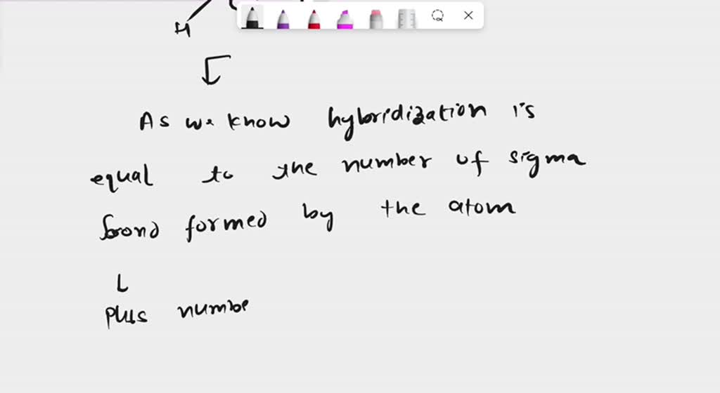 SOLVED: 'QUESTION 1 What is the hybridization of C in HOCN ? (skeleton ...