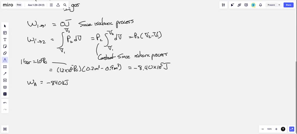 SOLVED: PART B: (1) A gas mixture expands with a known pressure-volume ...