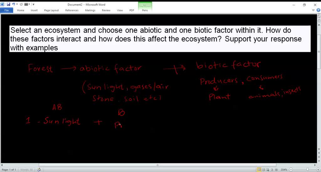 SOLVED: Consider the parts of a polar ecosystem and a desert ecosystem ...