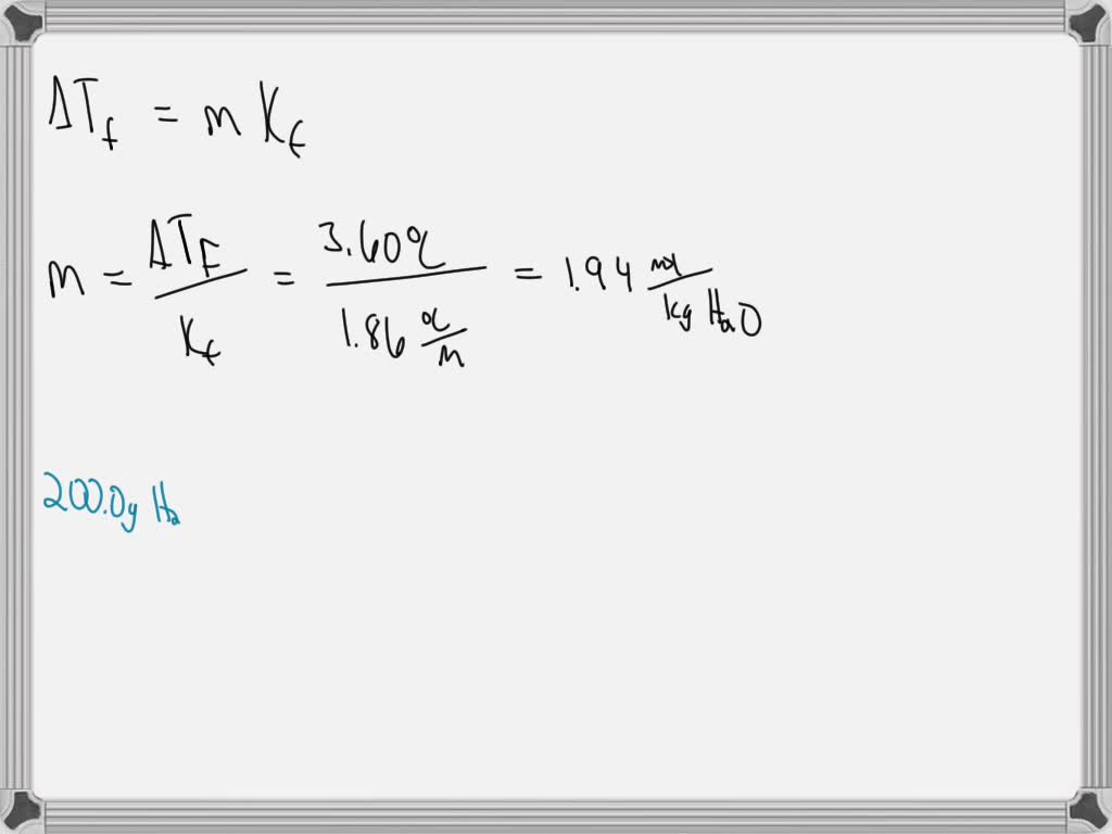 SOLVED: What mass of glycerin (C3H8O3), a nonelectrolyte, must be ...