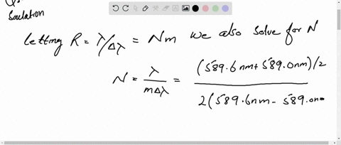 The D line in the spectrum of sodium is a doublet with wavelengths 589. ...
