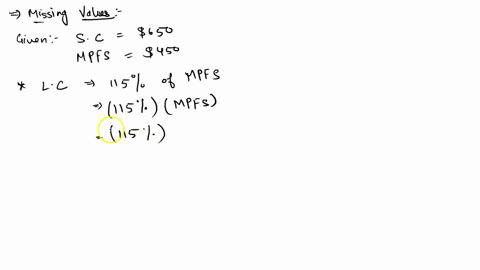 SOLVED:Complete the following. Calculate the following amounts for a ...