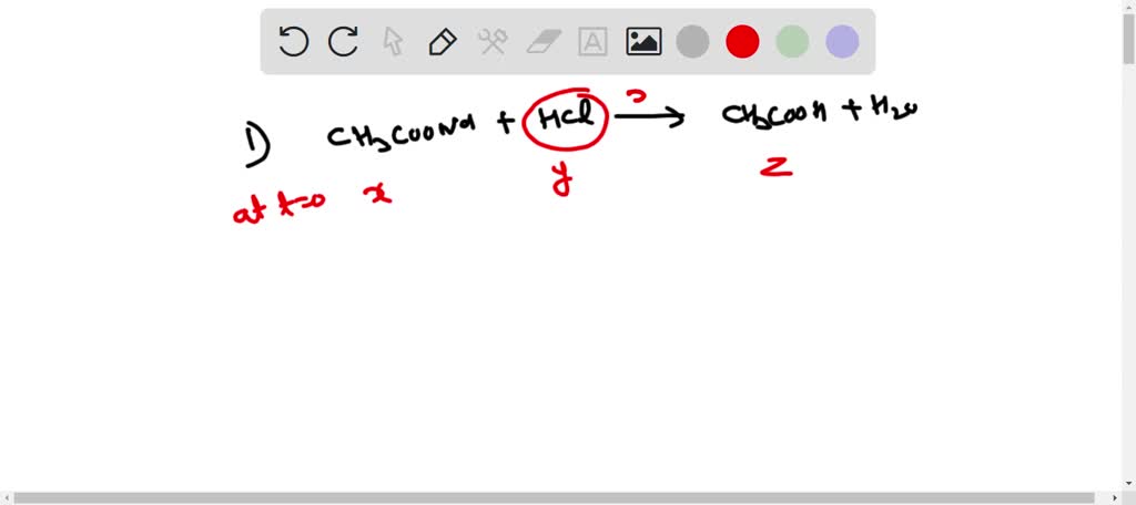 SOLVED: A buffer is made by dissolving HC2H3O2 and NaC2H3O2 In water. a) Write an equation that ...