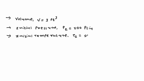 A 3-ft' adiabatic rigid container is divided into two equal volumes by a thin membrane, as shown ...