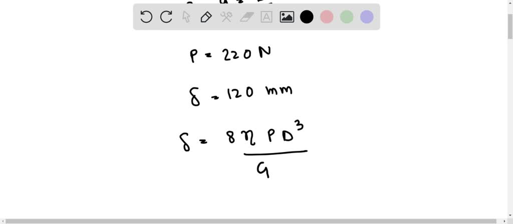 SOLVED: A spring with 12 active coils and a spring index of 9 supports ...