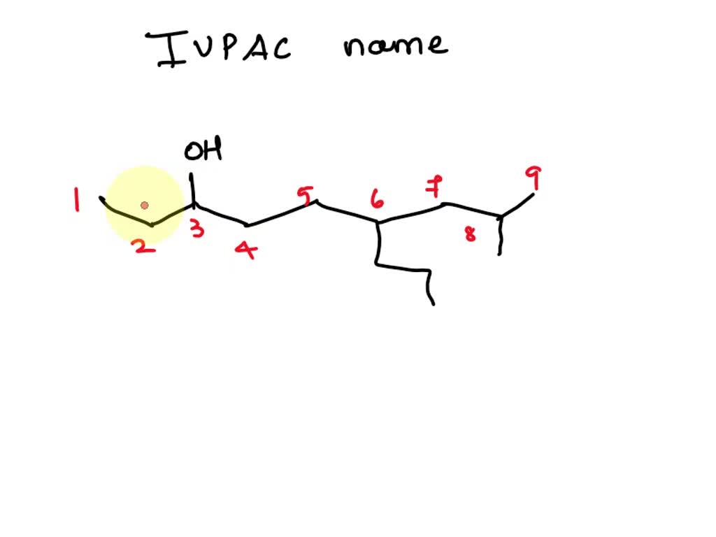 SOLVED: Select the correct IUPAC name for the branched alcohol. Use the 1993 IUPAC convention ...