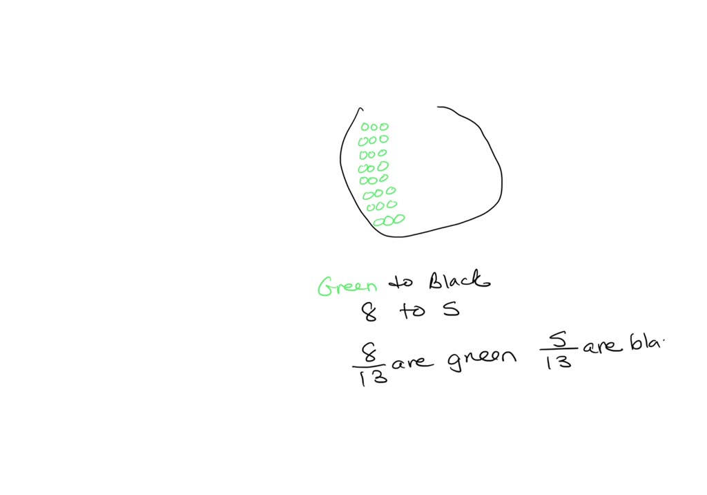 SOLVED: A bag contains green tokens and black tokens there are 24 green ...