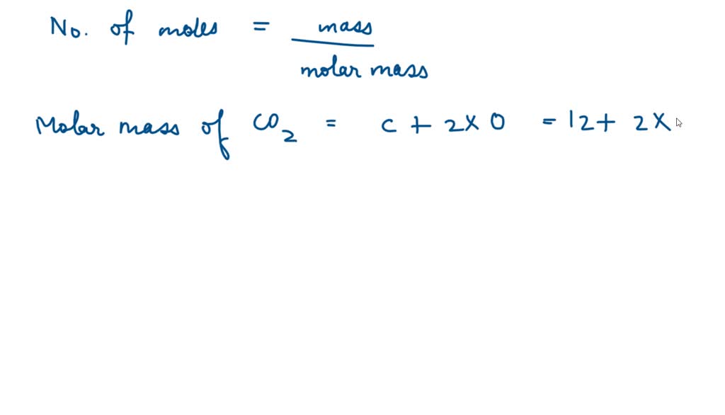 Solved Calculate The Number Of Moles In 25 Grams Of Co2 With Step By