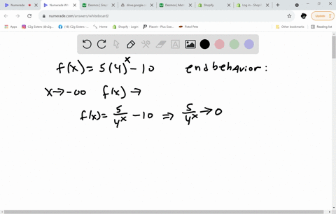 what is the end behavior of the graph as x approaches infinity fx ...