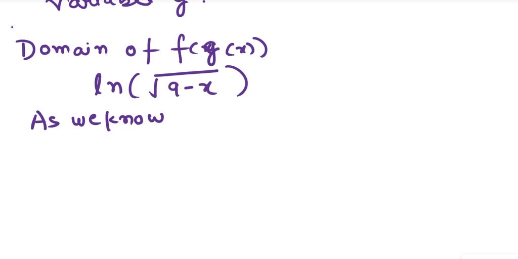 Solved The Composite Function Fgx Is Defined Only When Athe Domains