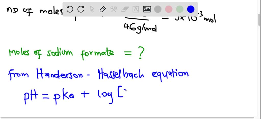 SOLVED: You and your lab partner must prepare a 1.0 L buffer of formic acid at pH 3.5. Your lab ...