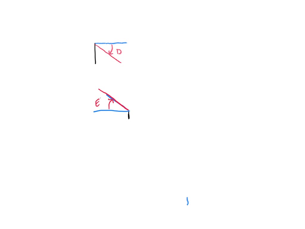 SOLVED: In the following figures, identify the segment that represents the line of sight and ...