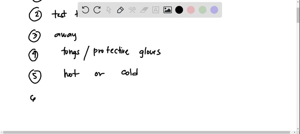 SOLVED: Read the all the way through before starting any experiment: To ...