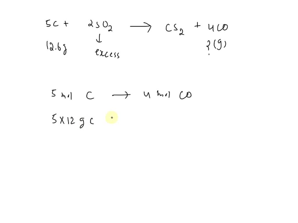 SOLVED: Consider the following balanced chemical equation: 5 C(s) + 2 ...