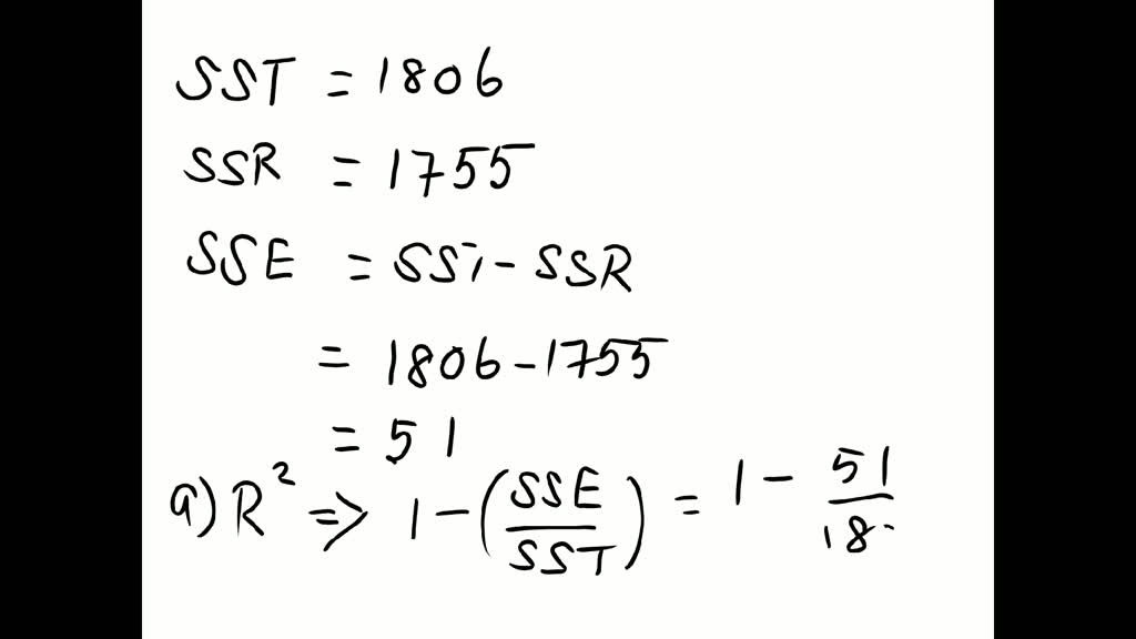SOLVED: The following estimated regression equation is based on 30 ...