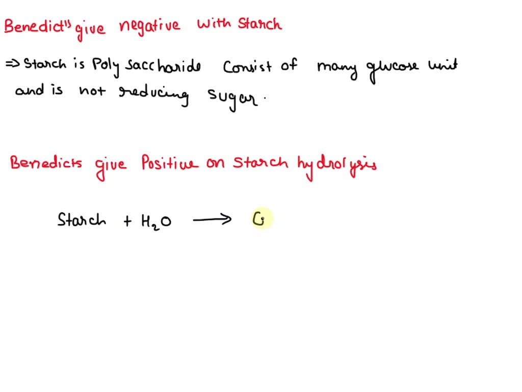 SOLVED: Explain why Benedict's reagent gives a negative test with a ...