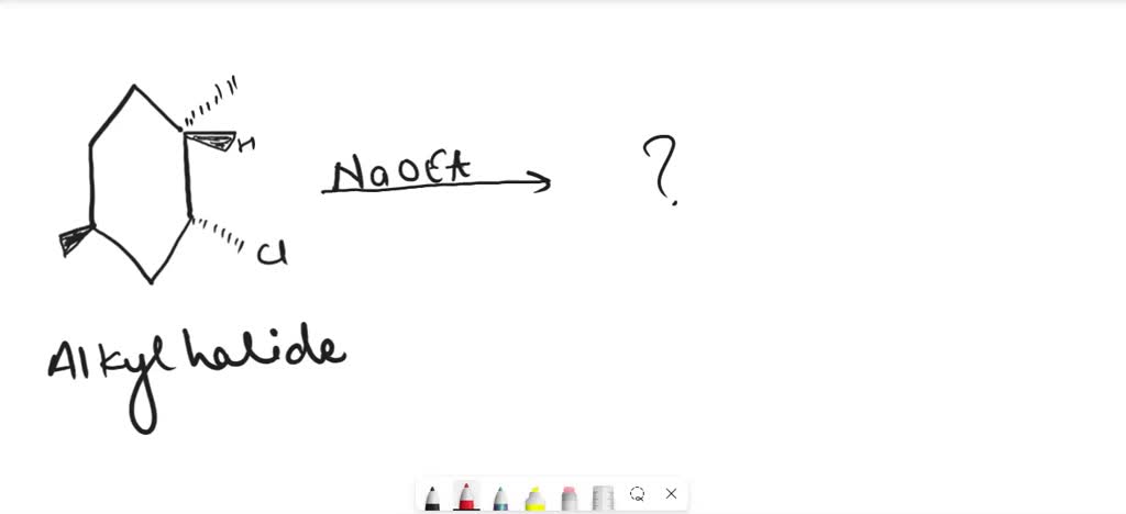 VIDEO solution: 1. Draw the structure of the alkyl halide and the ...