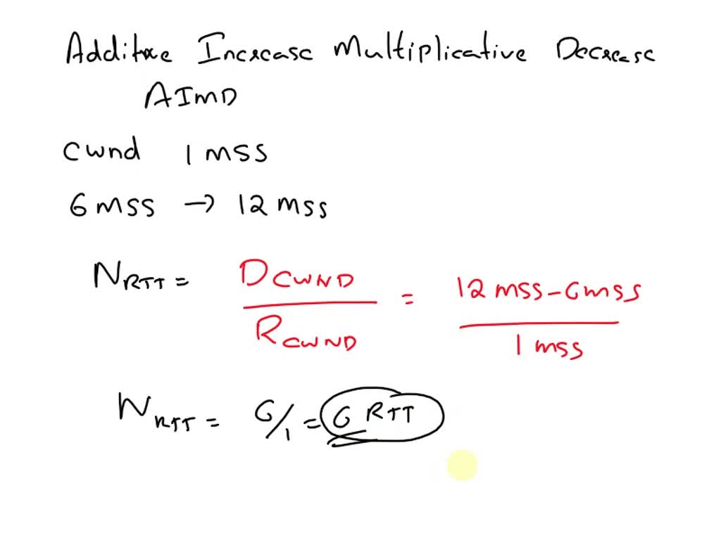 SOLVED: Consider sending a large file using TCP over a connection with no loss. Assuming we ...